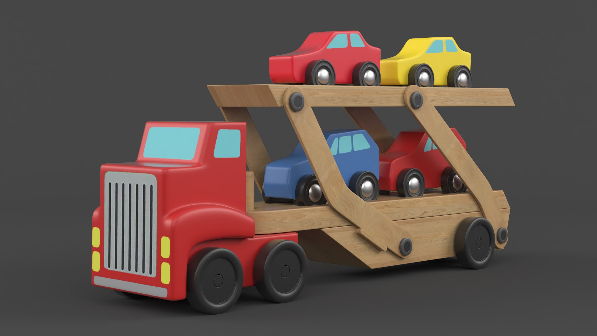 3D Wooden Toy - TurboSquid 2216529