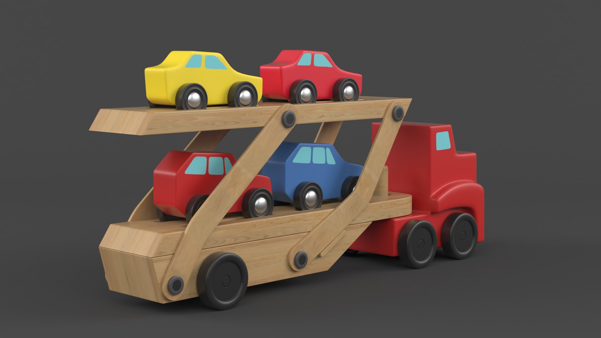 3D Wooden Toy - TurboSquid 2216529