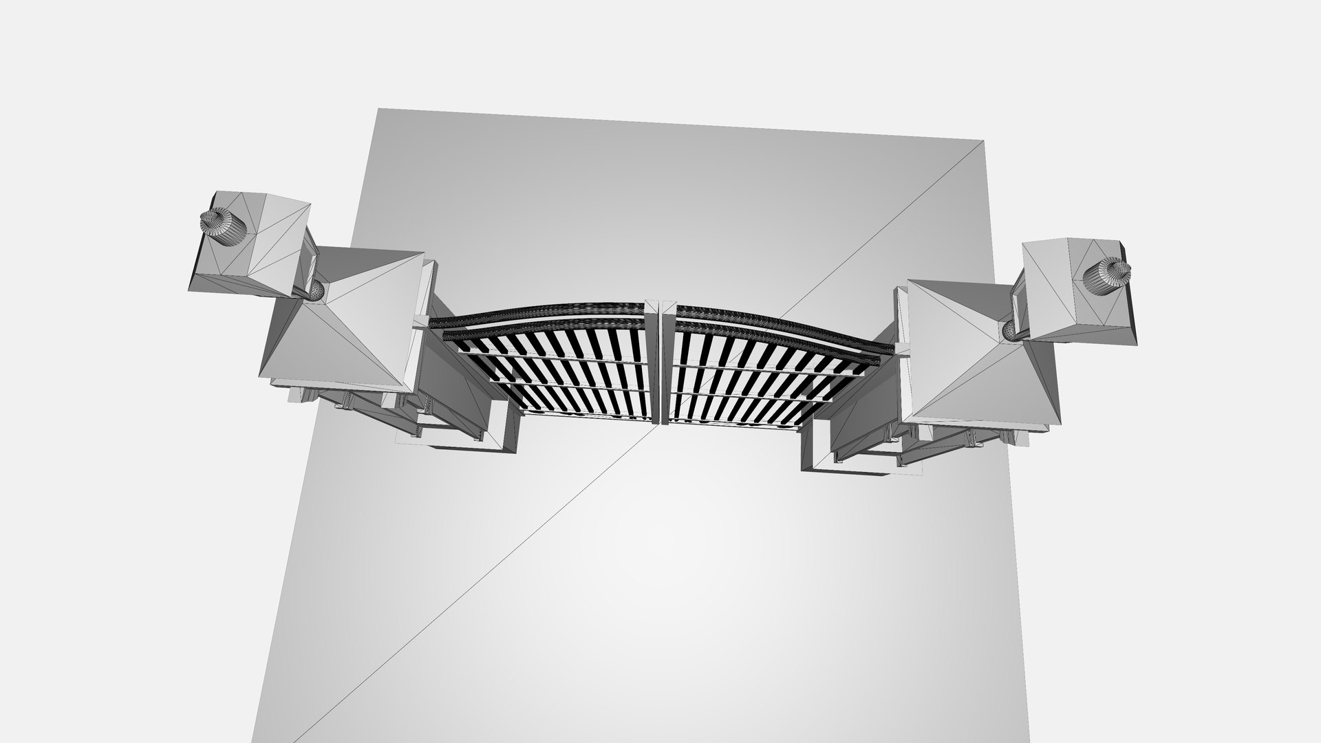 3D 3D Gate Design Modern Architectural Elements - TurboSquid 2185186