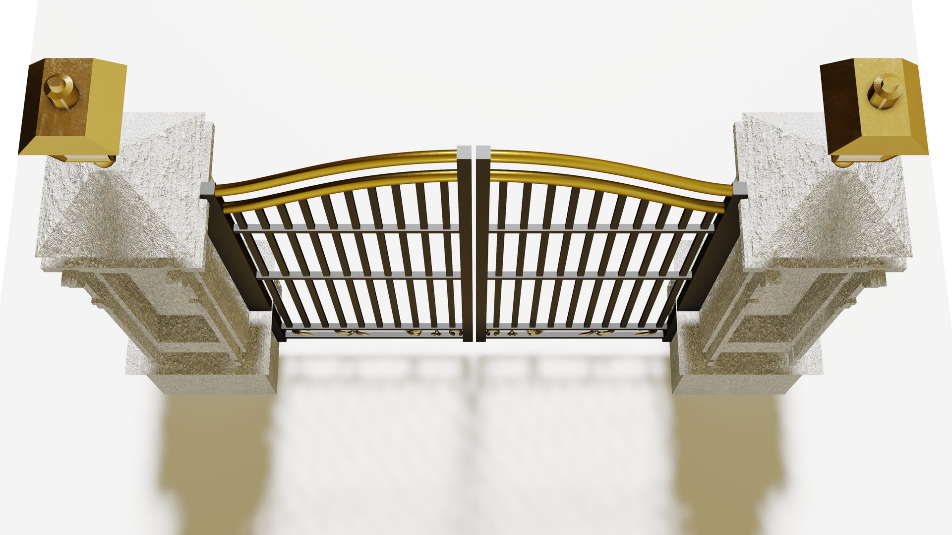 3D 3D Gate Design Modern Architectural Elements - TurboSquid 2185186