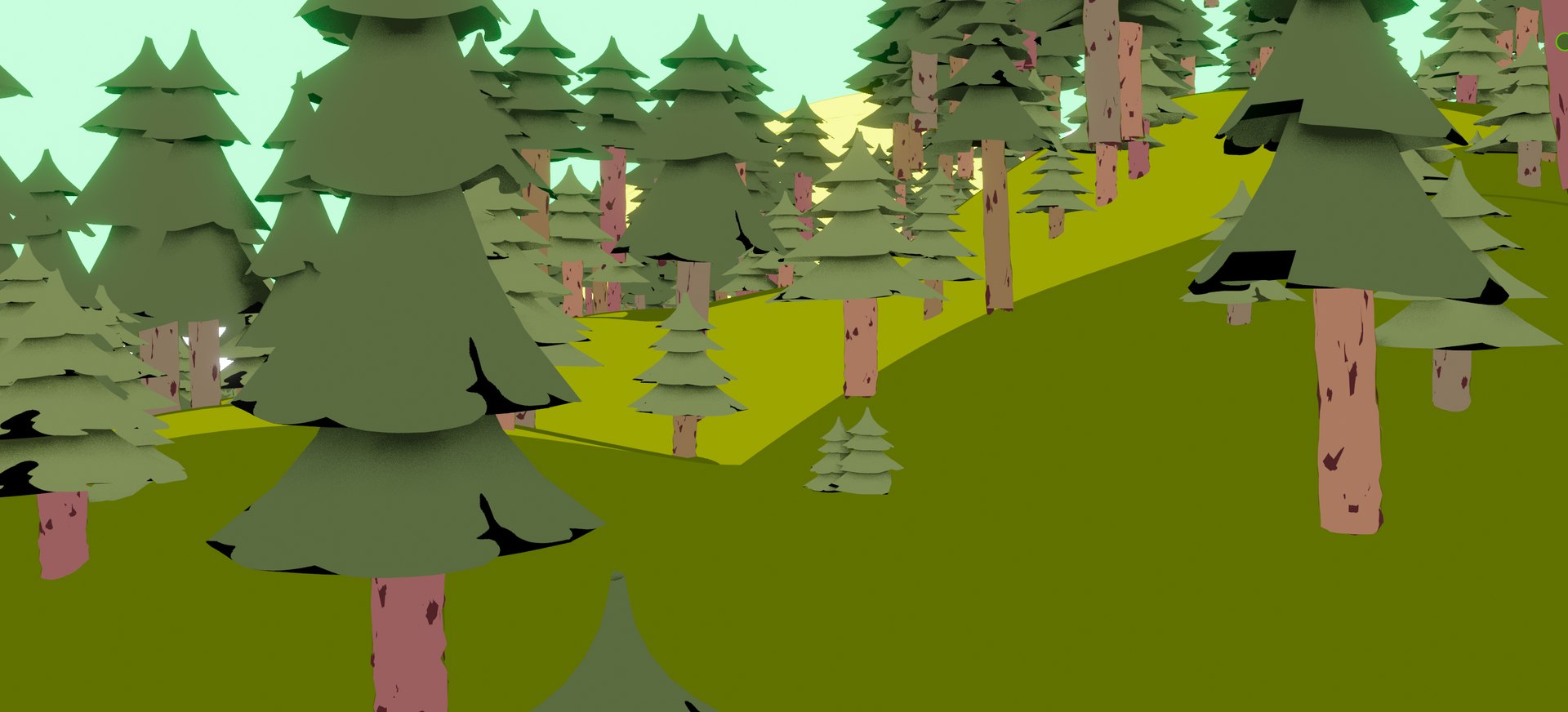 Cartoon forest 3D model - TurboSquid 1877289