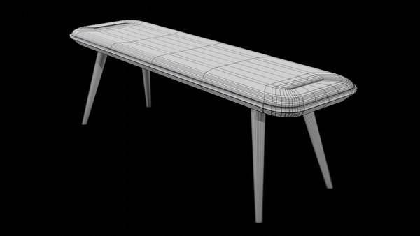 Furniture bench seat model - TurboSquid 1565848