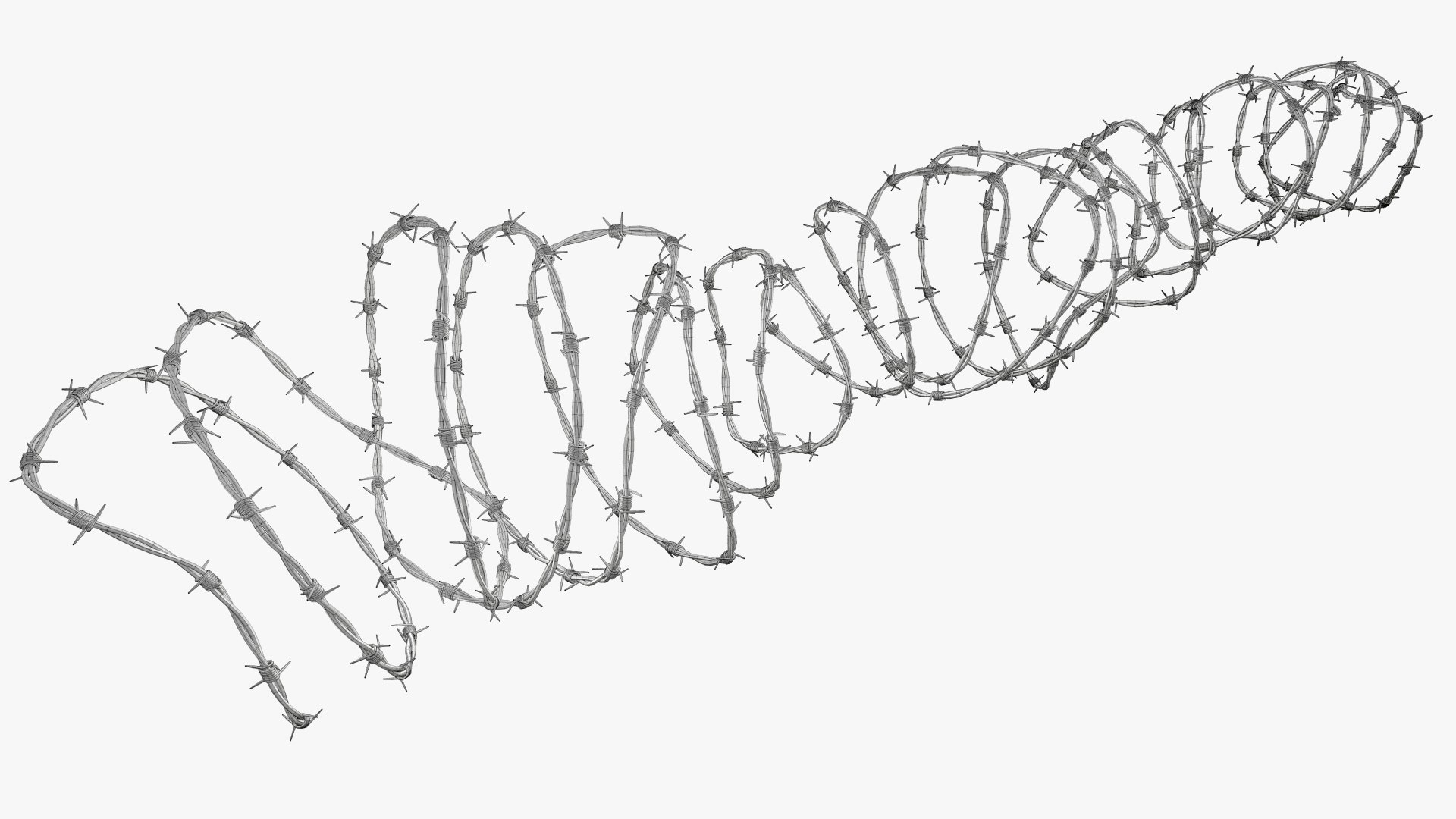 Razor Barbed Wire Pbr 3D - TurboSquid 1461283