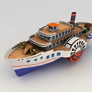 3D Riverboat Models | TurboSquid