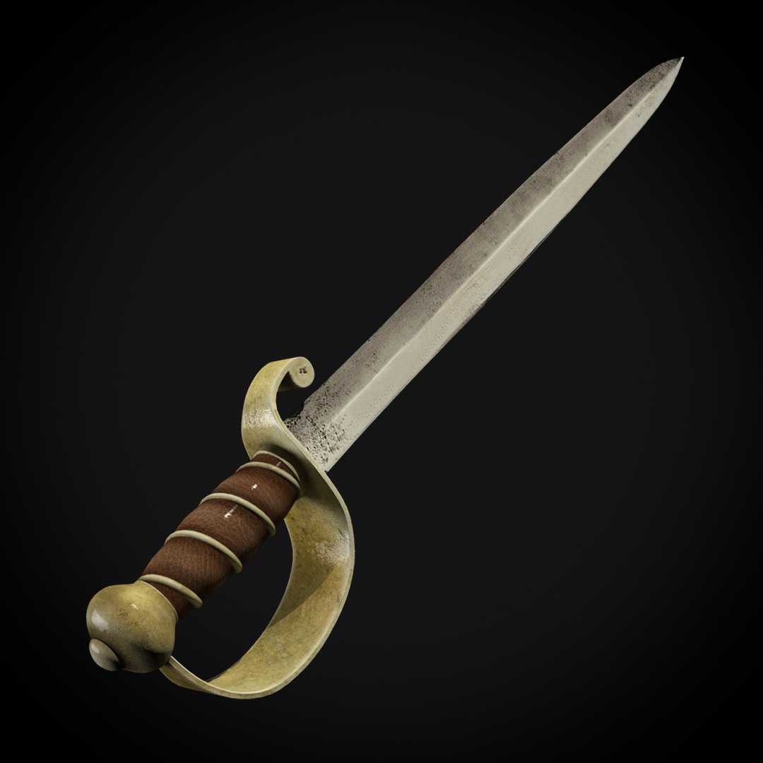 Cutlass Sword 3d Model