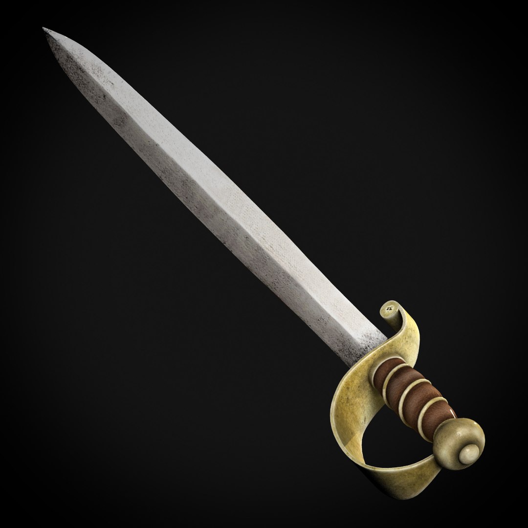 Cutlass Sword 3d Model