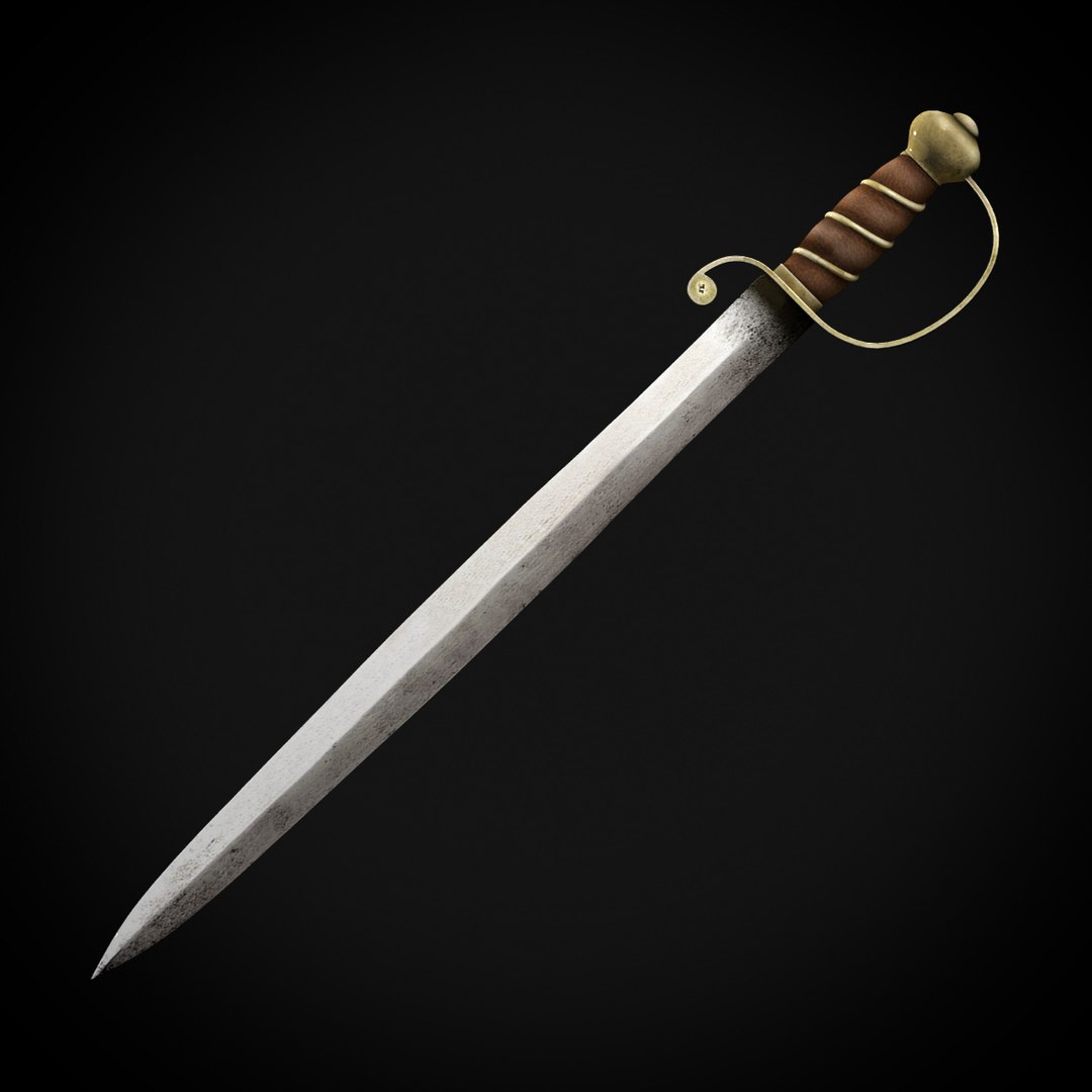 Cutlass Sword 3d Model