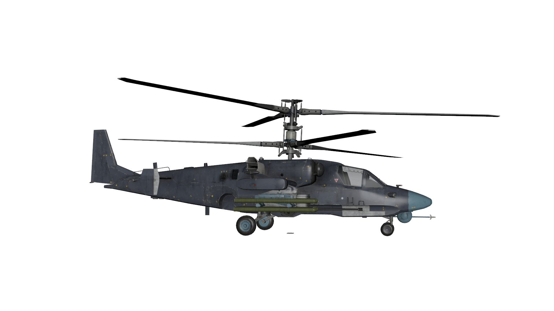3D Model Attack Helicopter KA52 Black Shark Hokum - TurboSquid 1877410