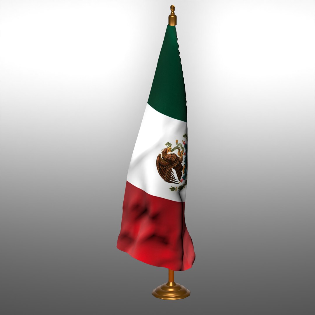 MEXICO Table Flag T 3D Model - TurboSquid 2282096