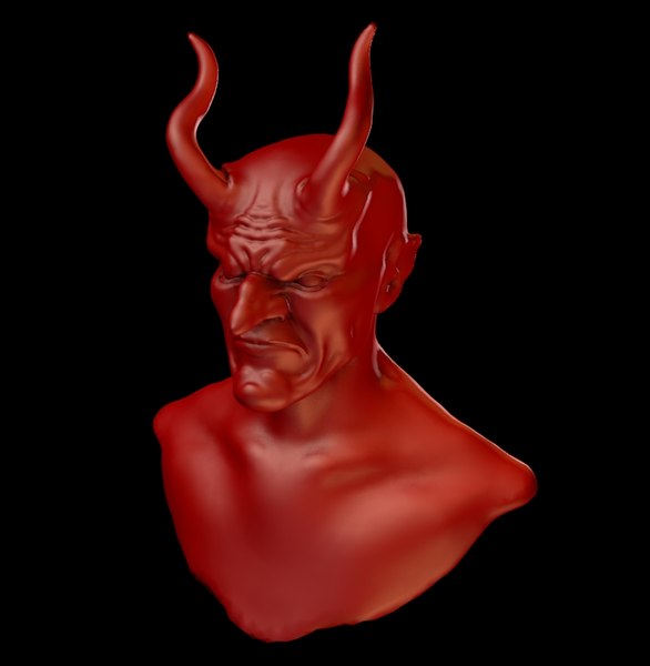 Devil head 3D model - TurboSquid 1334050