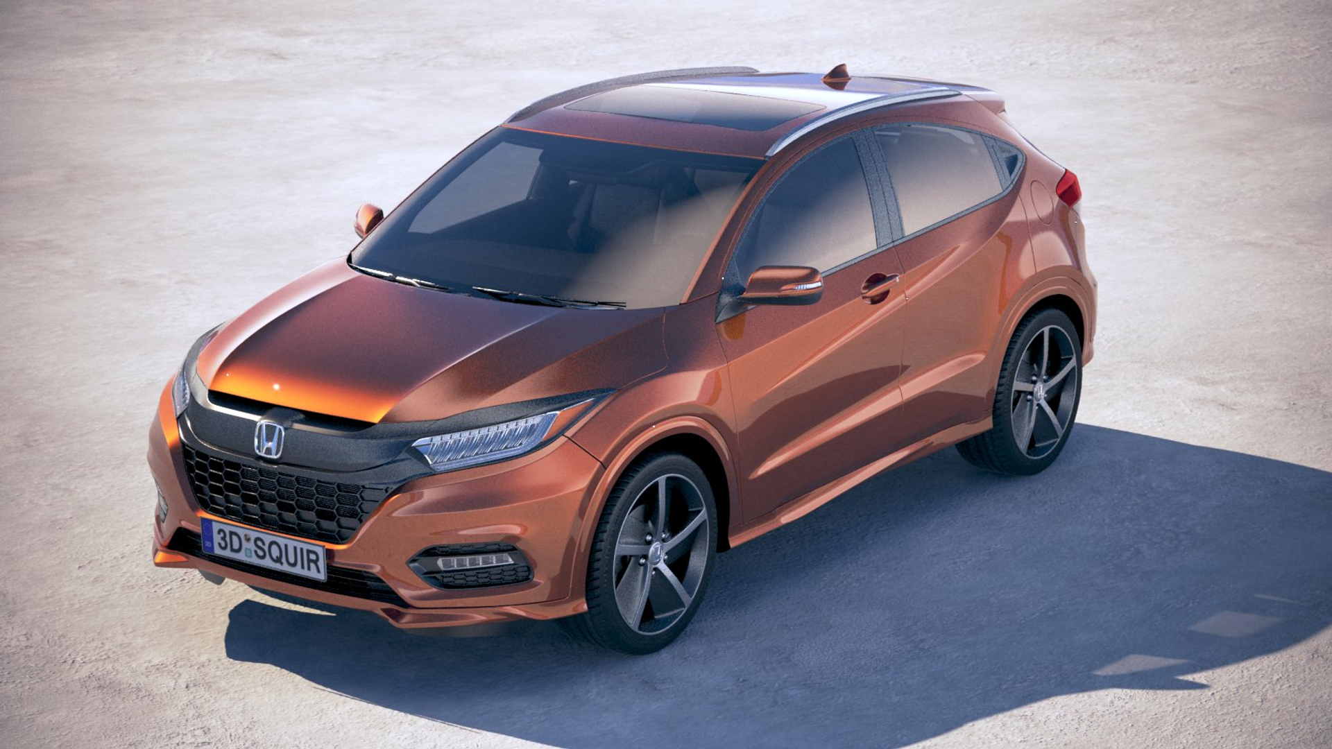 Honda Hr-v 2018 3D Model - TurboSquid 1318345