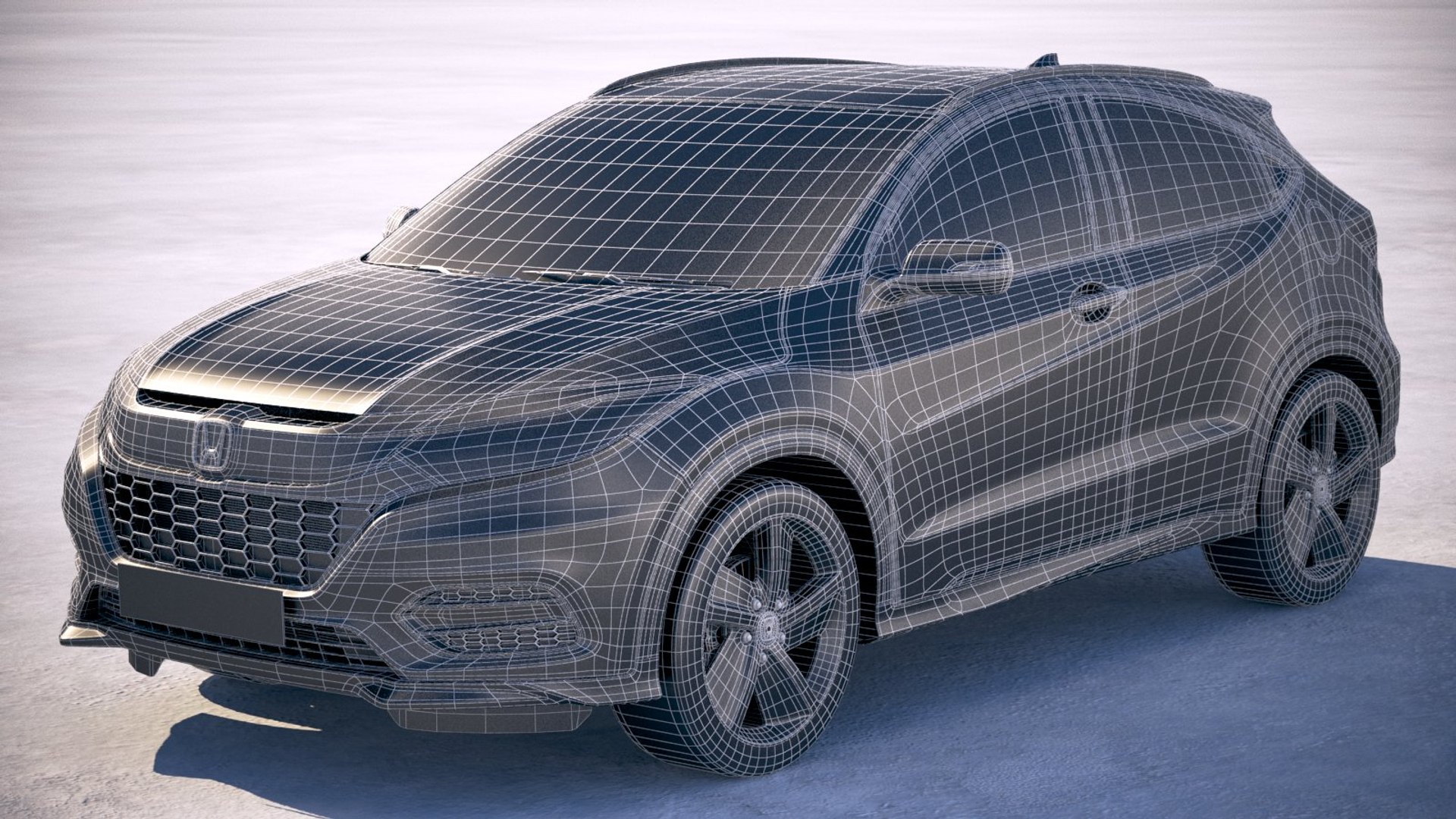 Honda Hr-v 2018 3D Model - TurboSquid 1318345