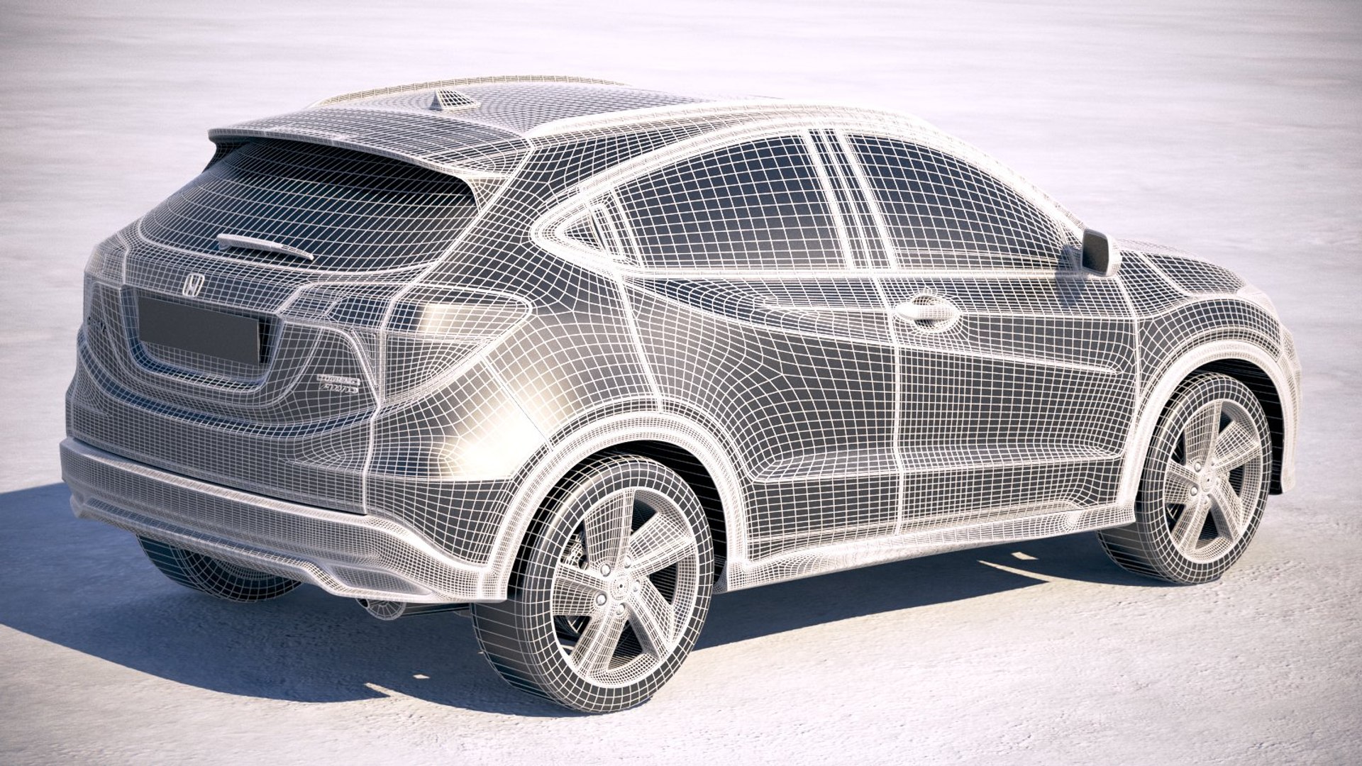 Honda Hr-v 2018 3D Model - TurboSquid 1318345