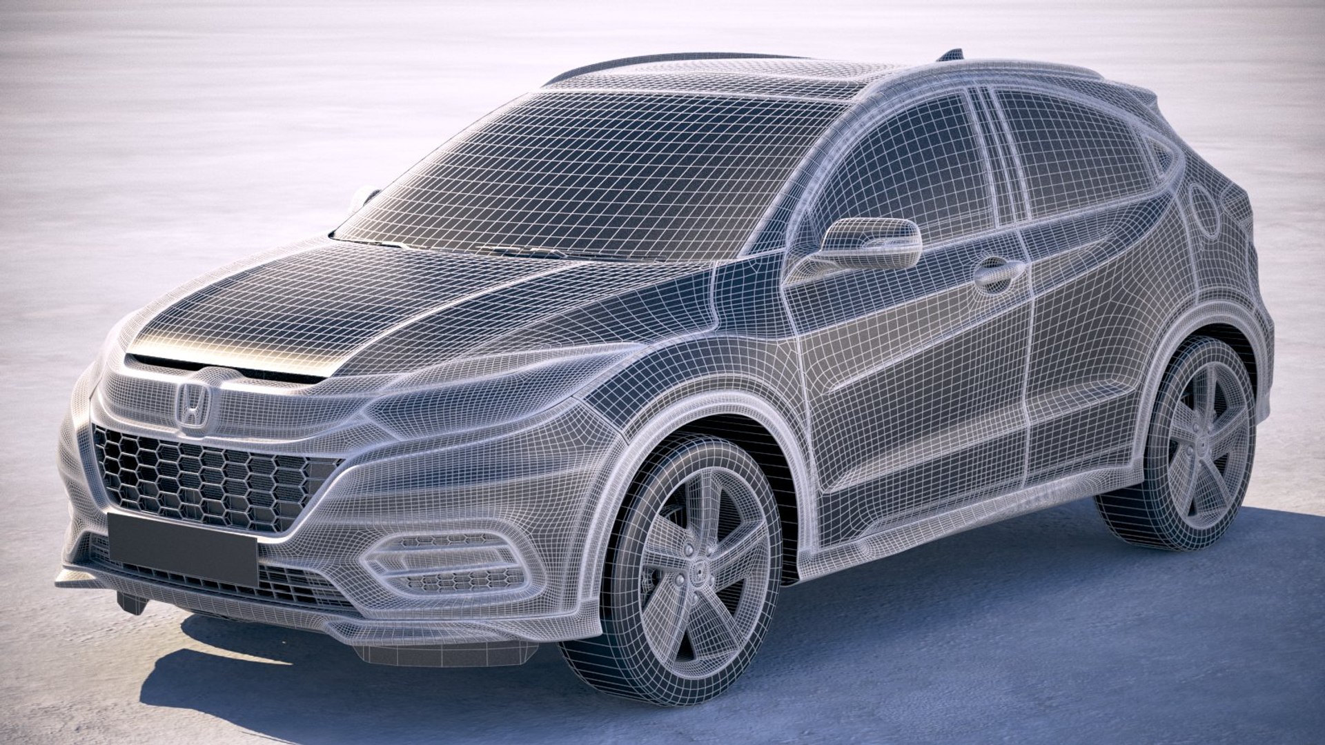 Honda Hr-v 2018 3D Model - TurboSquid 1318345