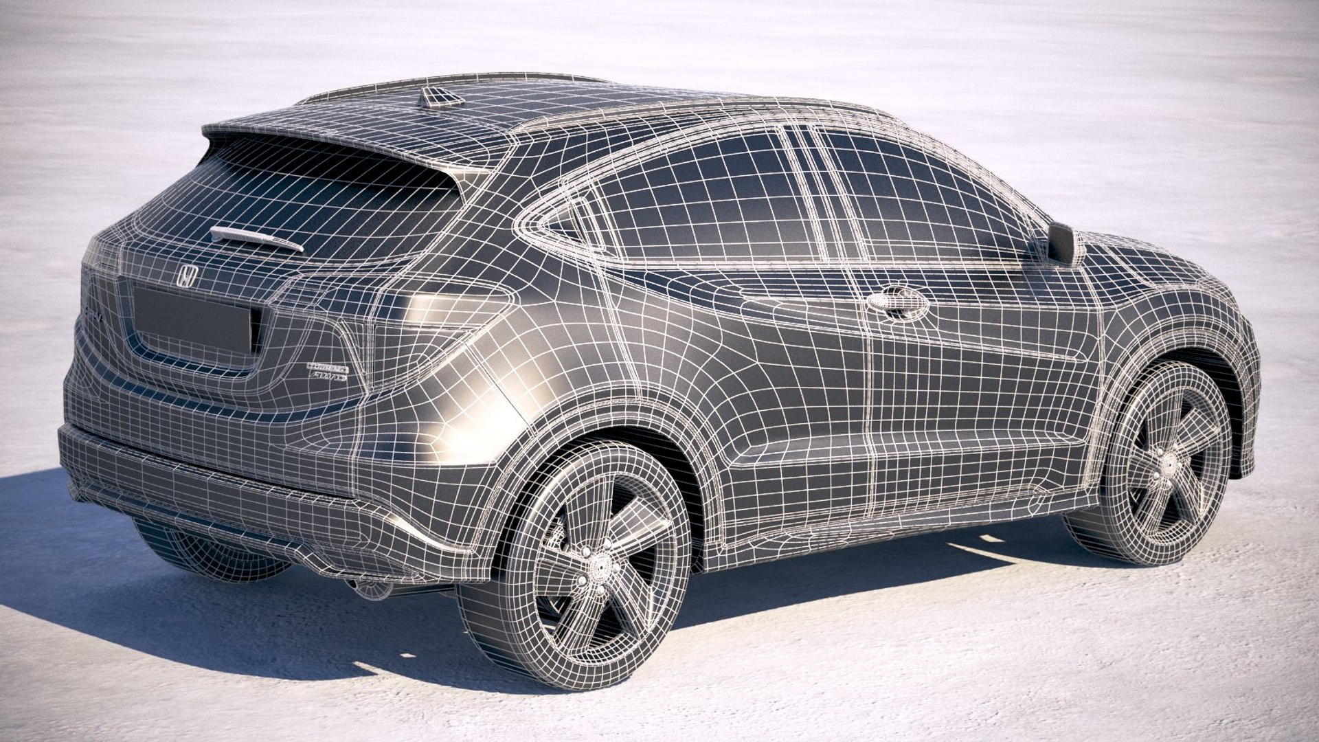 Honda Hr-v 2018 3D Model - TurboSquid 1318345