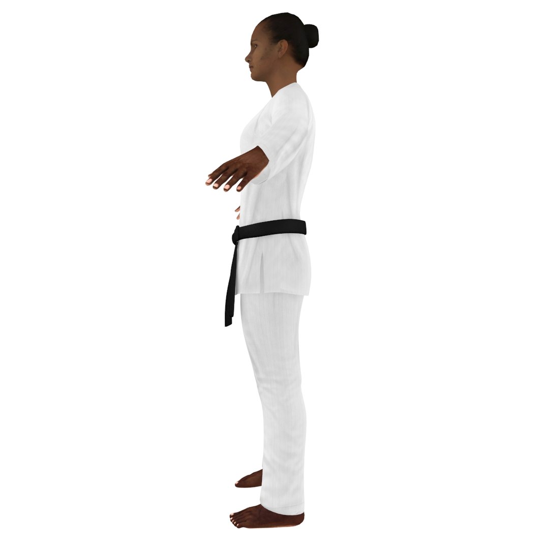 Karate martial artist 3D model - TurboSquid 1291940