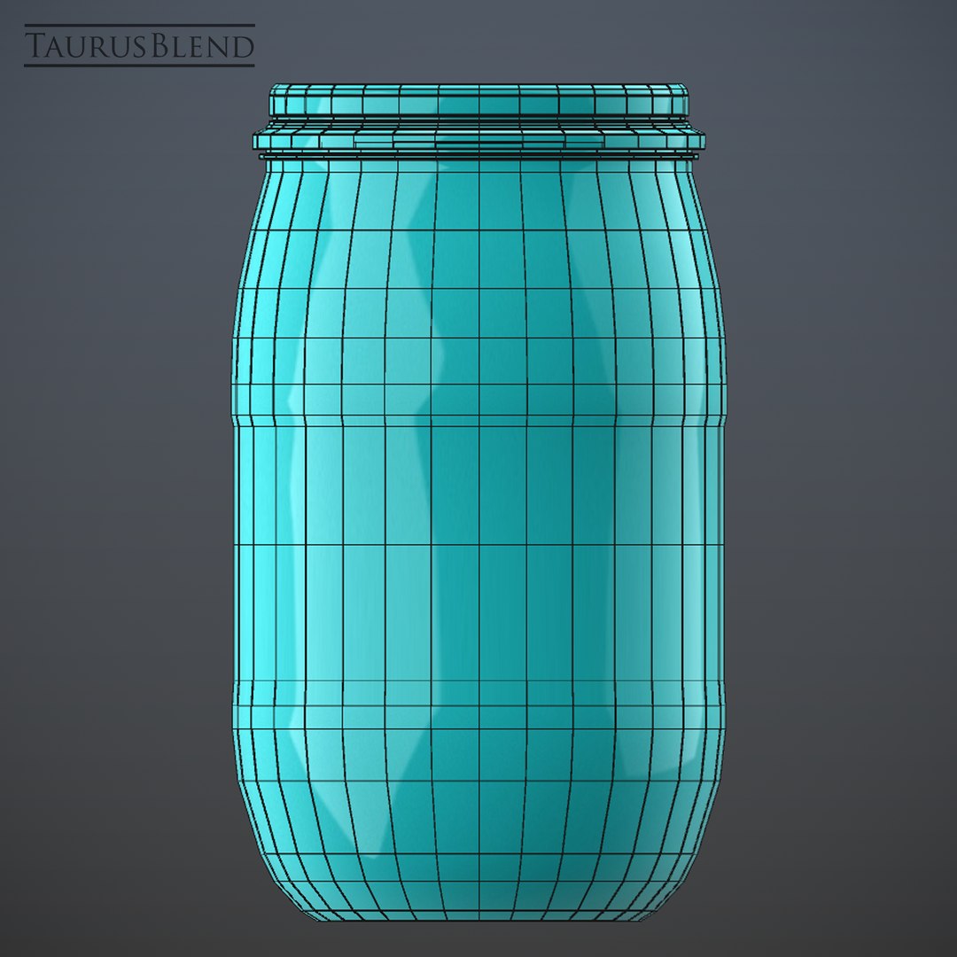 3d Model Industrial Plastic Barrel