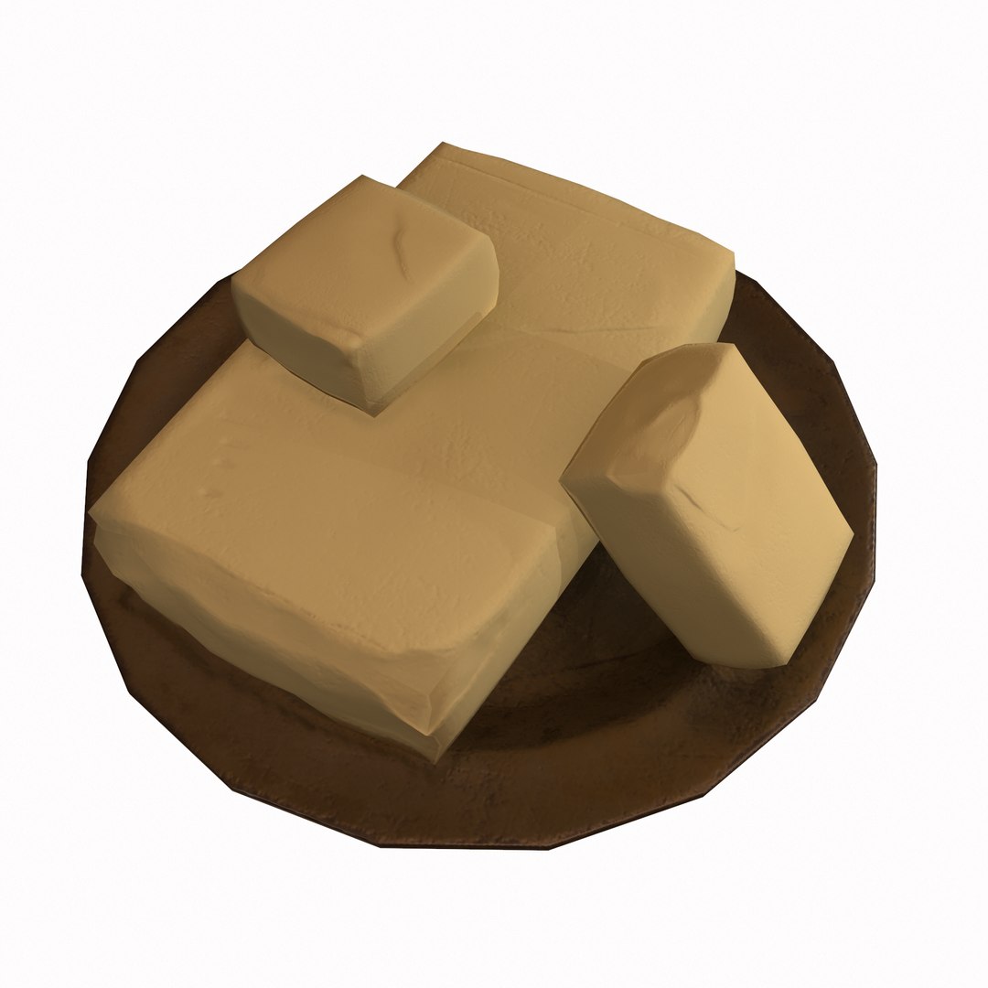 Butter 3D Model - TurboSquid 1379509