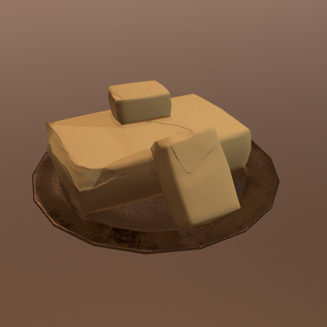 Butter 3D Model - TurboSquid 1379509