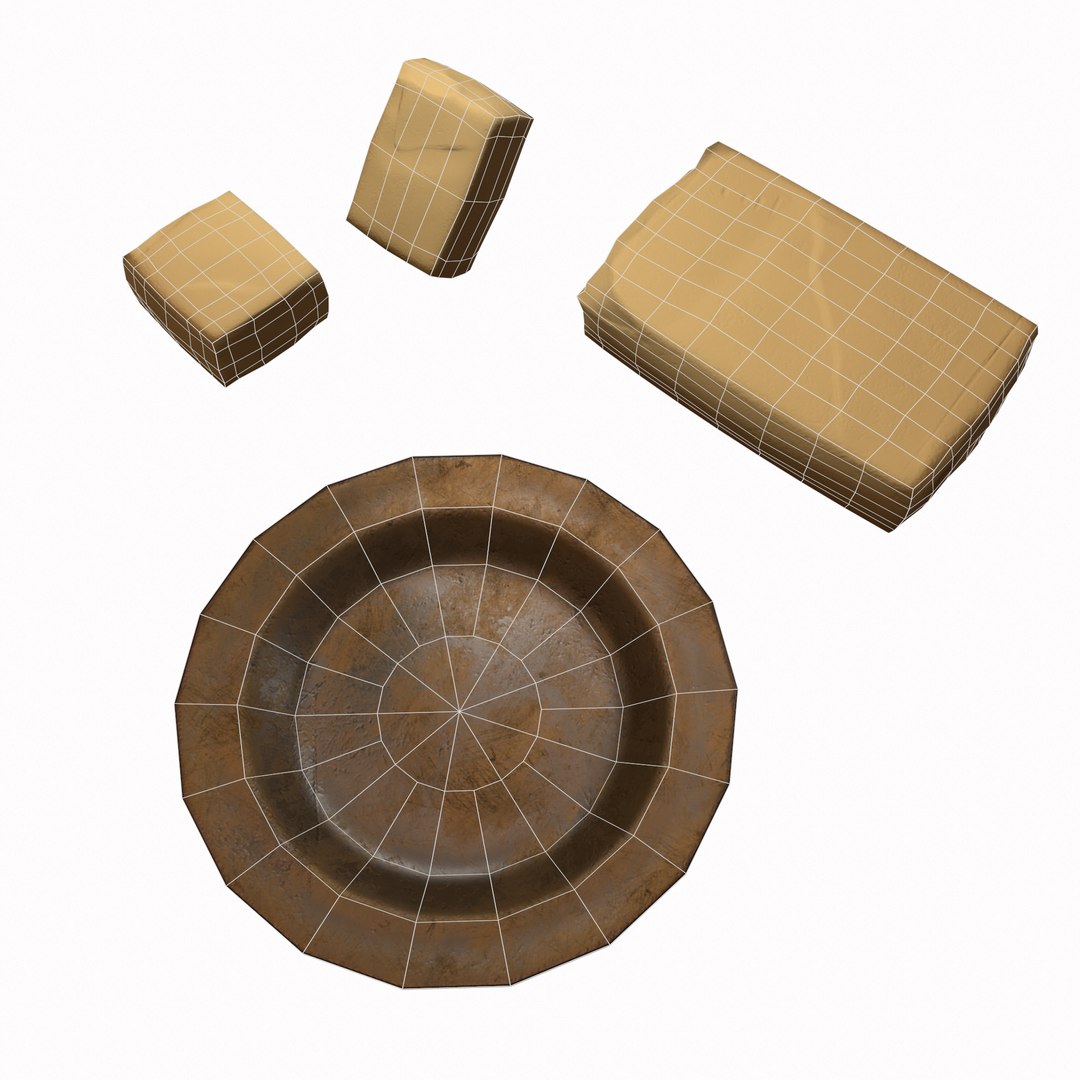 Butter 3D Model - TurboSquid 1379509