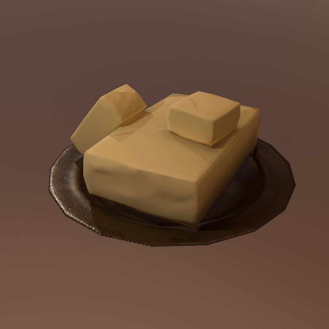 Butter 3D Model - TurboSquid 1379509