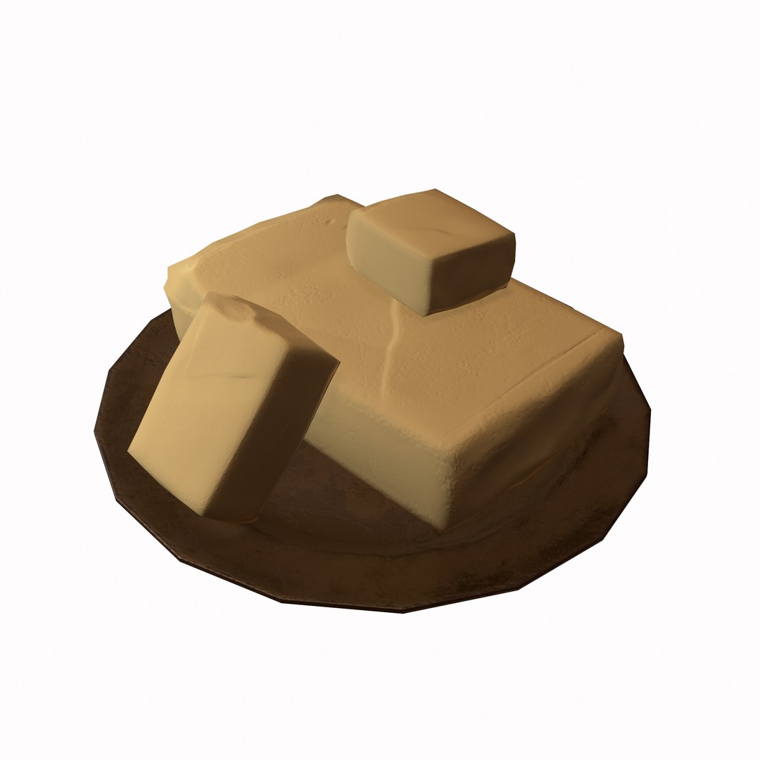 Butter 3D Model - TurboSquid 1379509