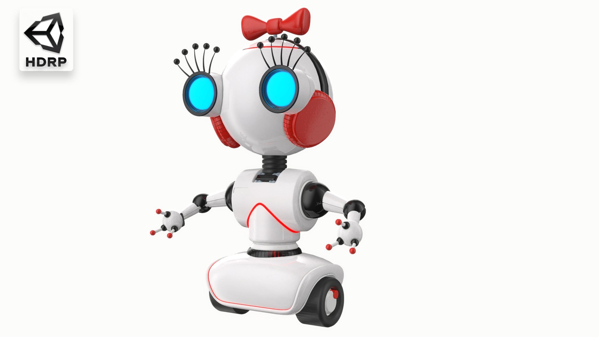 Stylized Robot Character Model Unity Hdrp 3D Model - TurboSquid 2211466