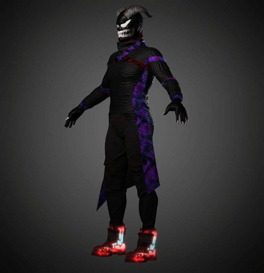 Demon CyberPunk model - TurboSquid 1830263