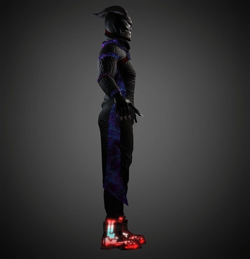 Demon CyberPunk model - TurboSquid 1830263