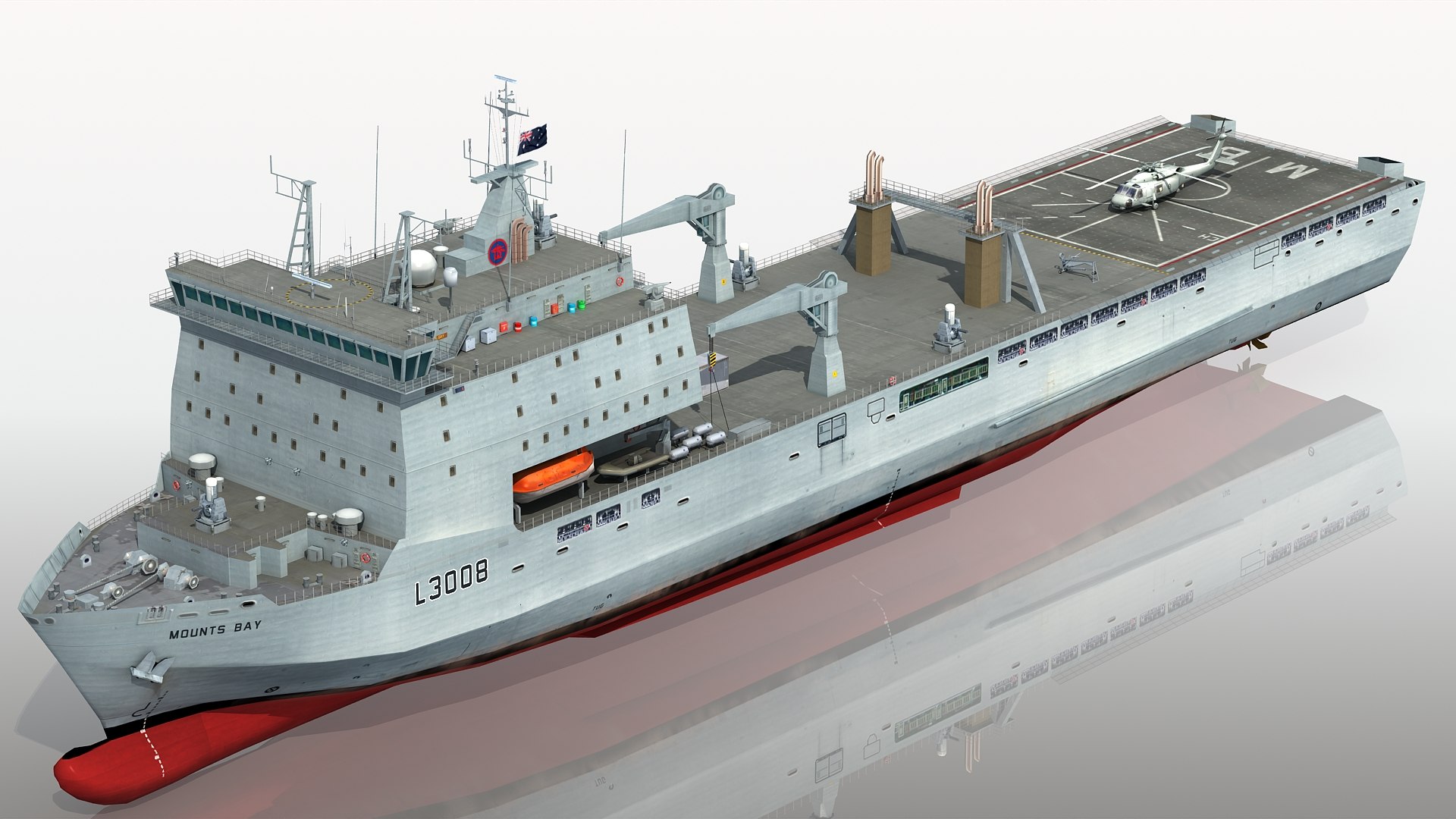Mounts Bay L3008 Ship 3D Model - TurboSquid 1662942