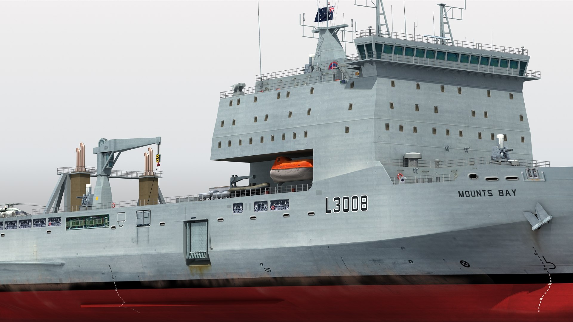 Mounts bay l3008 ship 3D model - TurboSquid 1662942