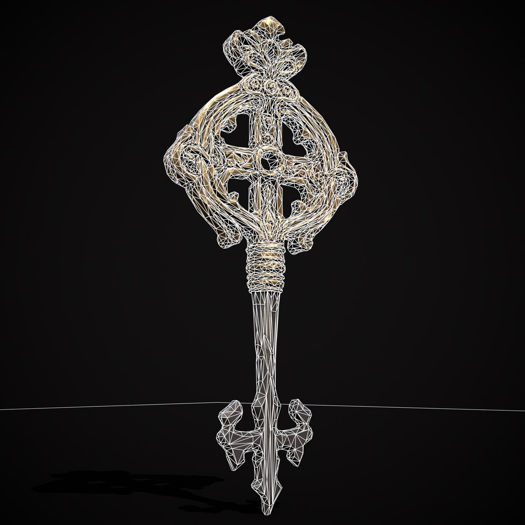 3D Ornate Exalted Key - - TurboSquid 2386520