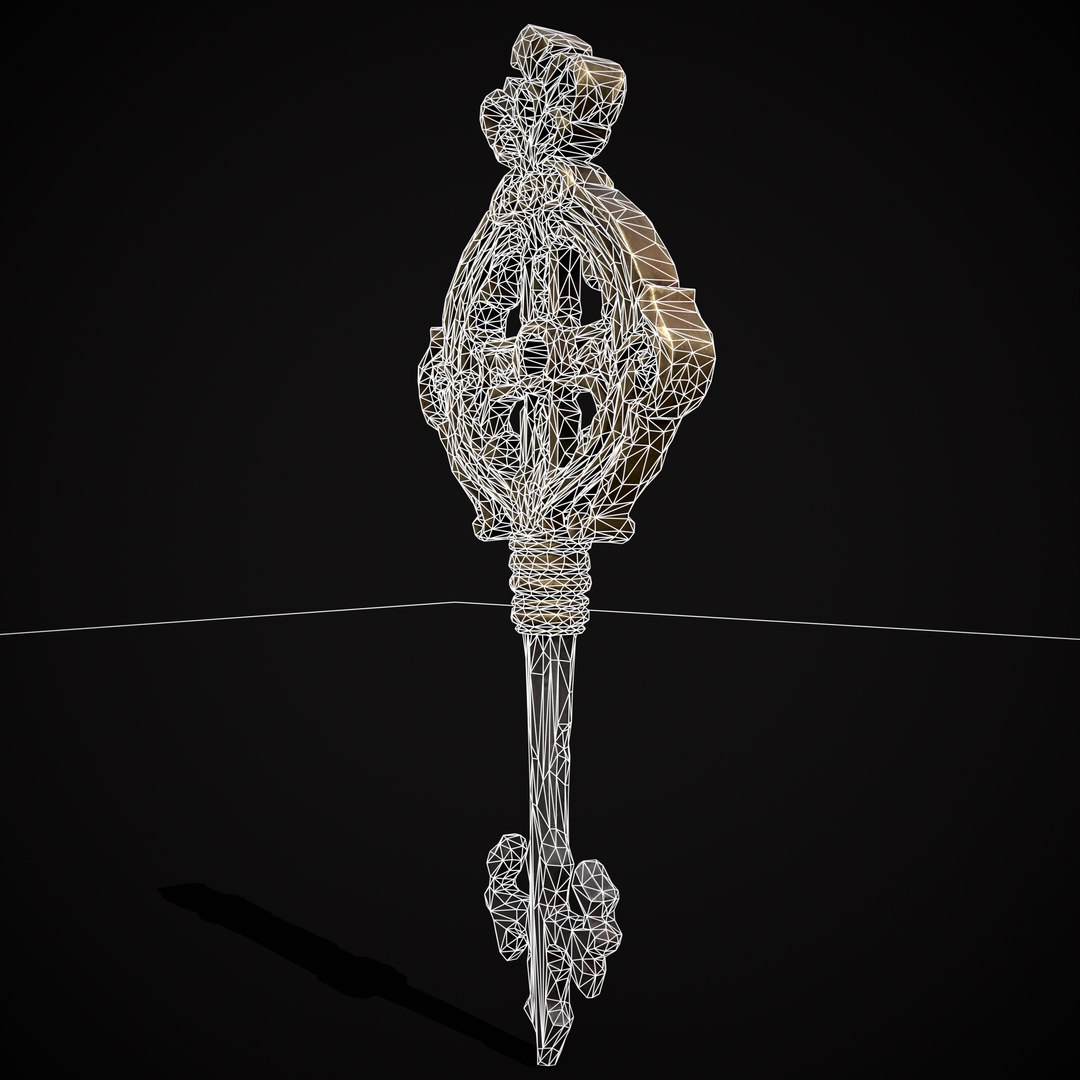3D Ornate Exalted Key - - TurboSquid 2386520