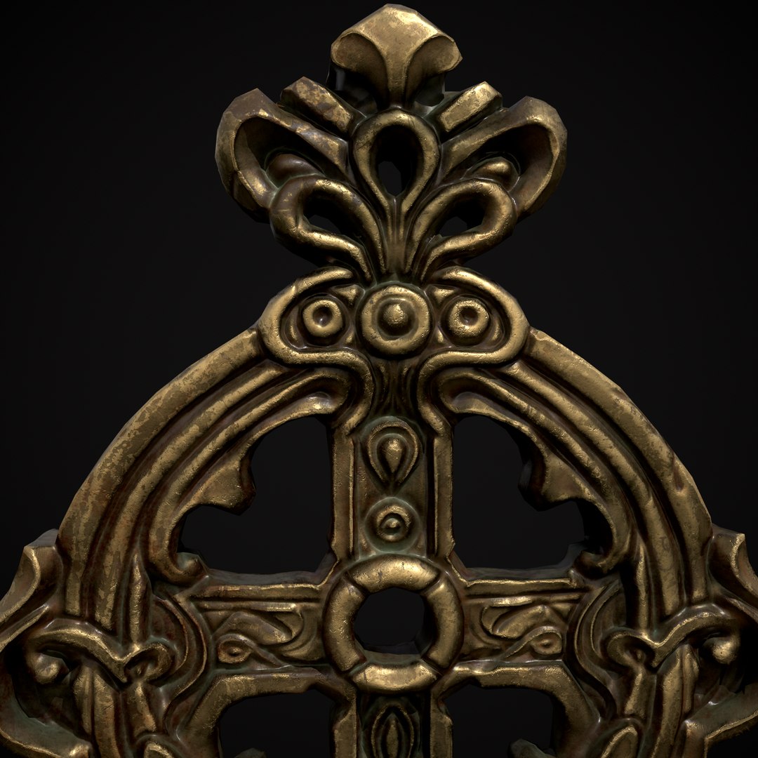 3D Ornate Exalted Key - - TurboSquid 2386520