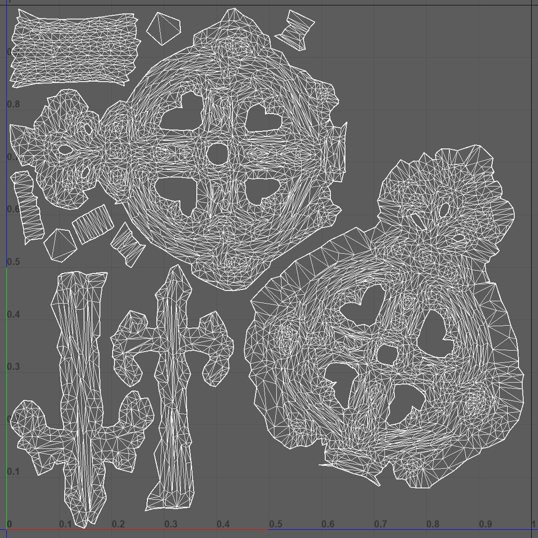 3D Ornate Exalted Key - - TurboSquid 2386520