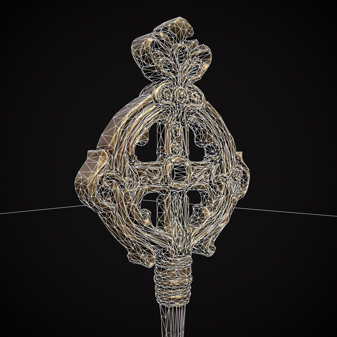 3D Ornate Exalted Key - - TurboSquid 2386520