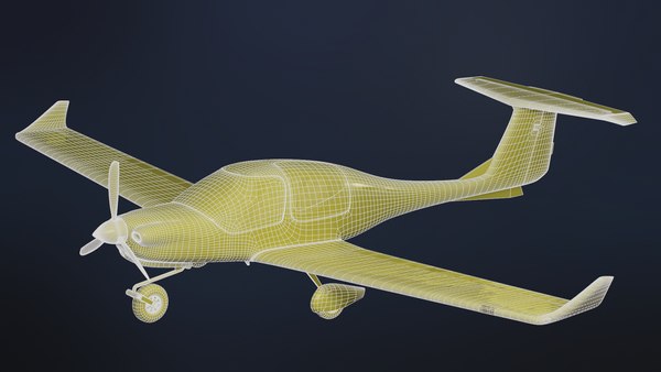 Diamond da40 3D model - TurboSquid 1630493