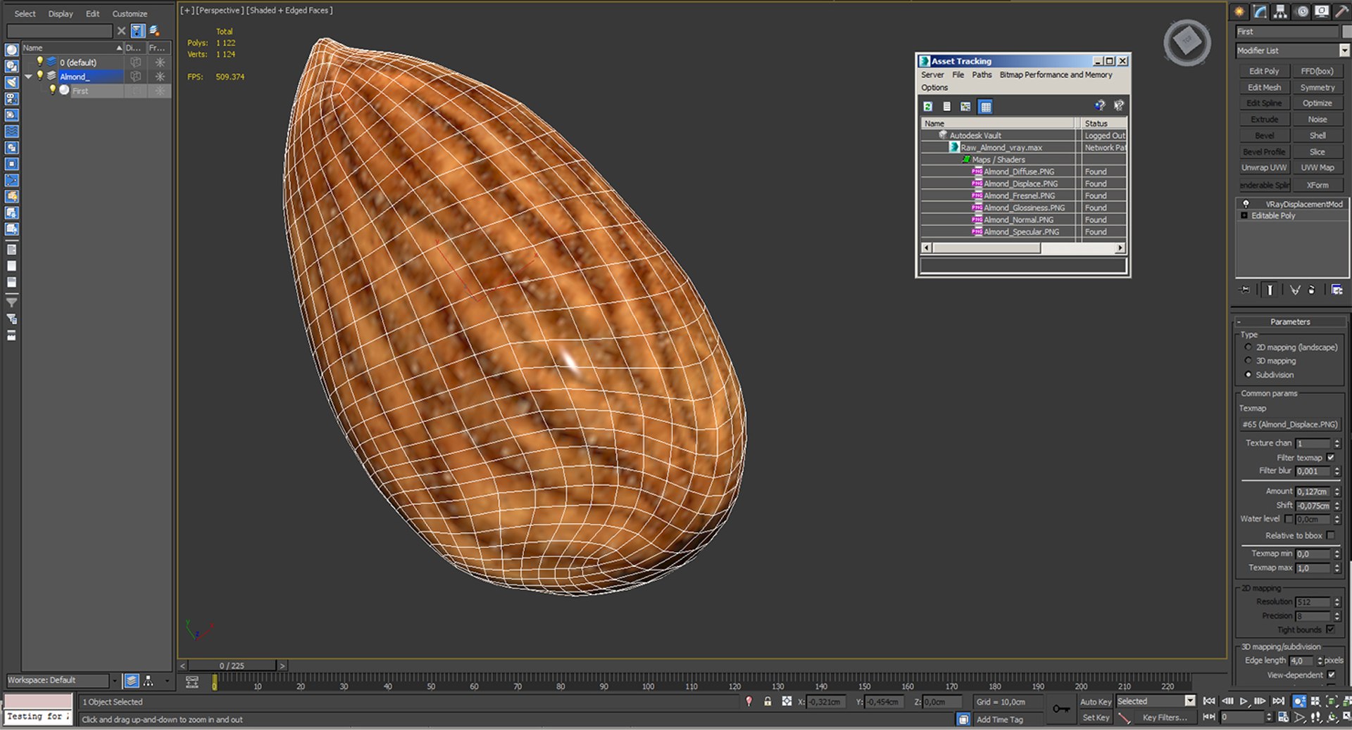 3D Raw Almond Model - TurboSquid 1426296