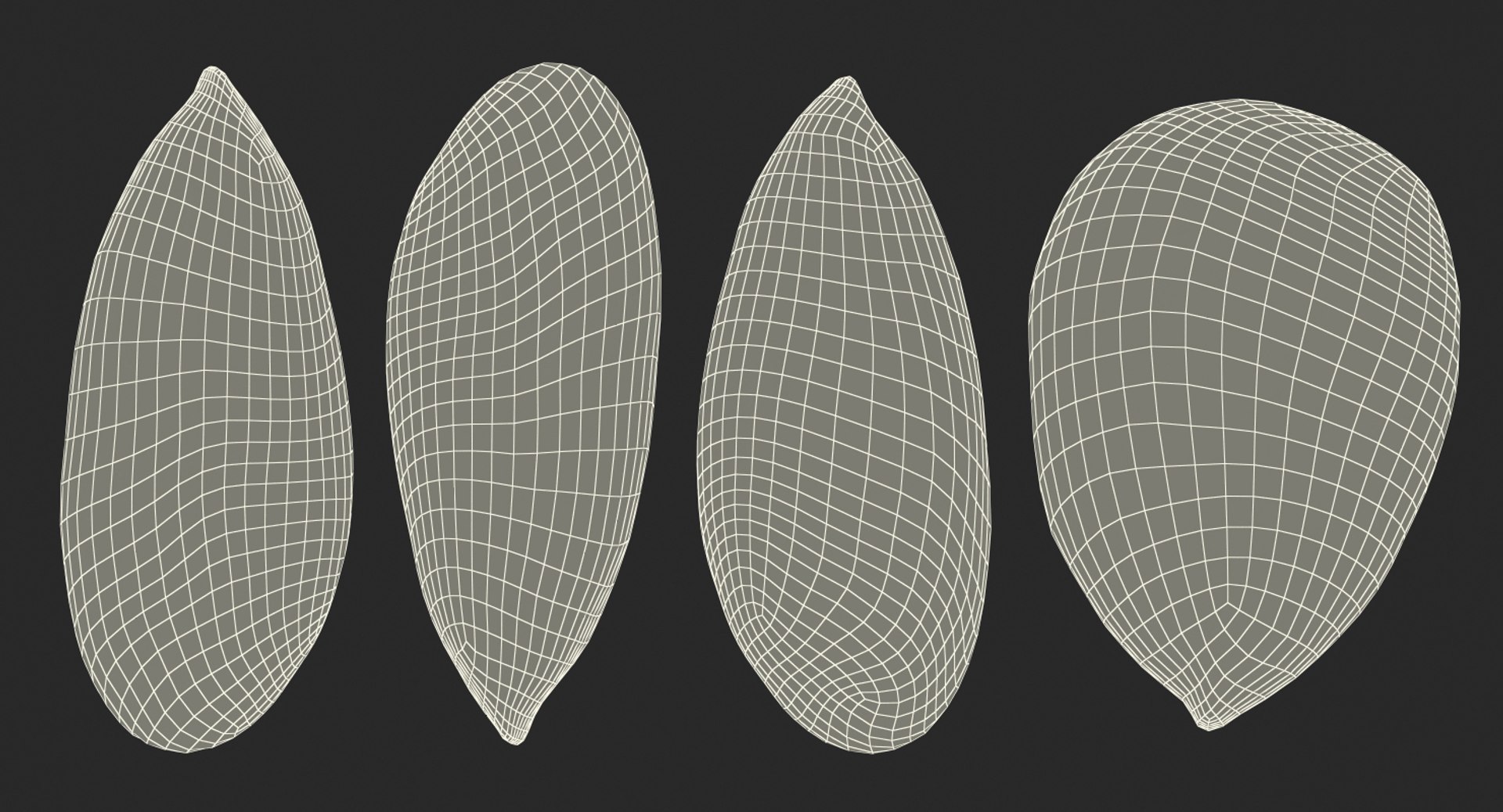 3D Raw Almond Model - TurboSquid 1426296