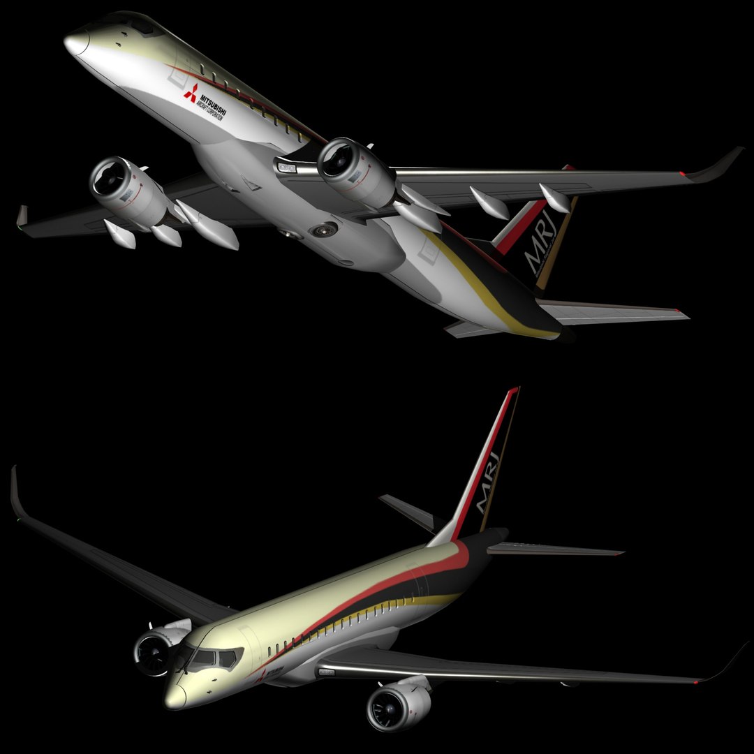 3D Mitsubishi Mrj Regional Jet Model - TurboSquid 1434702