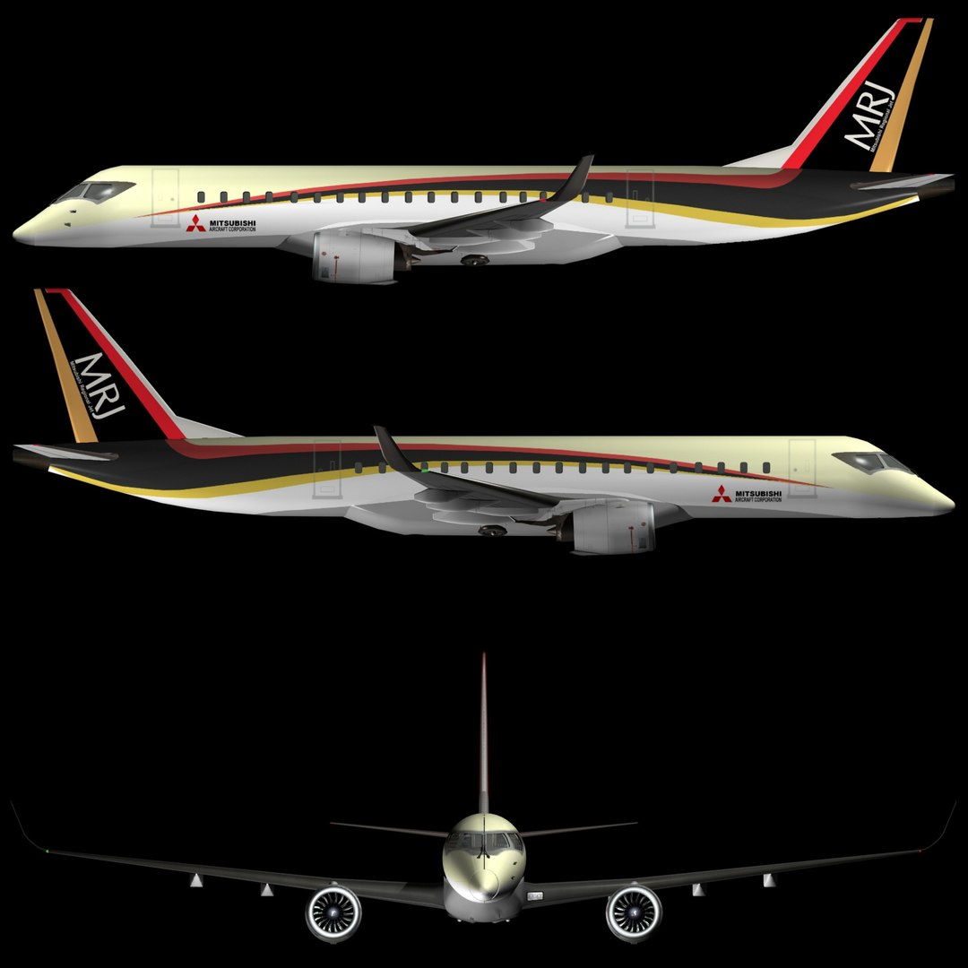 3D Mitsubishi Mrj Regional Jet Model - TurboSquid 1434702