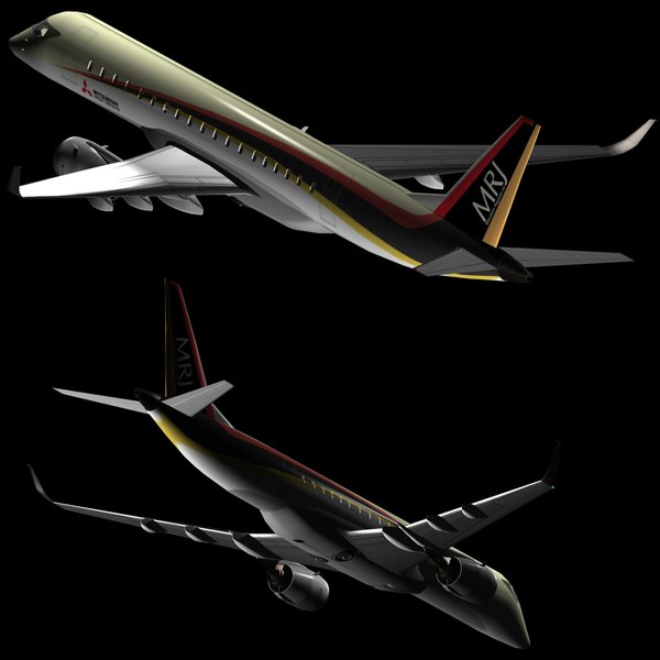 3D mitsubishi mrj regional jet model - TurboSquid 1434702