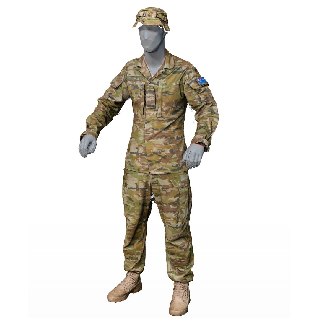 Scan Adf Australian Uniform 3D - TurboSquid 1531891