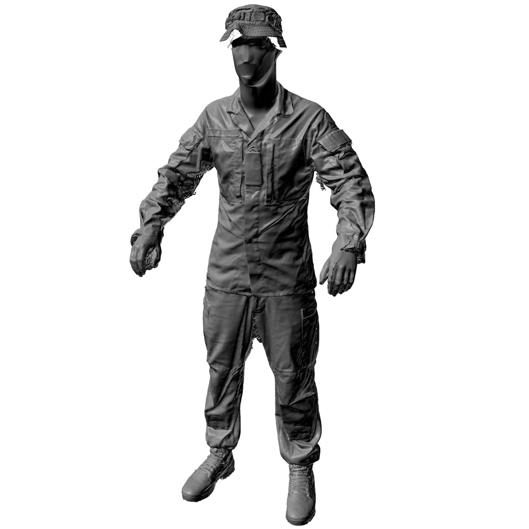 Scan Adf Australian Uniform 3D - TurboSquid 1531891