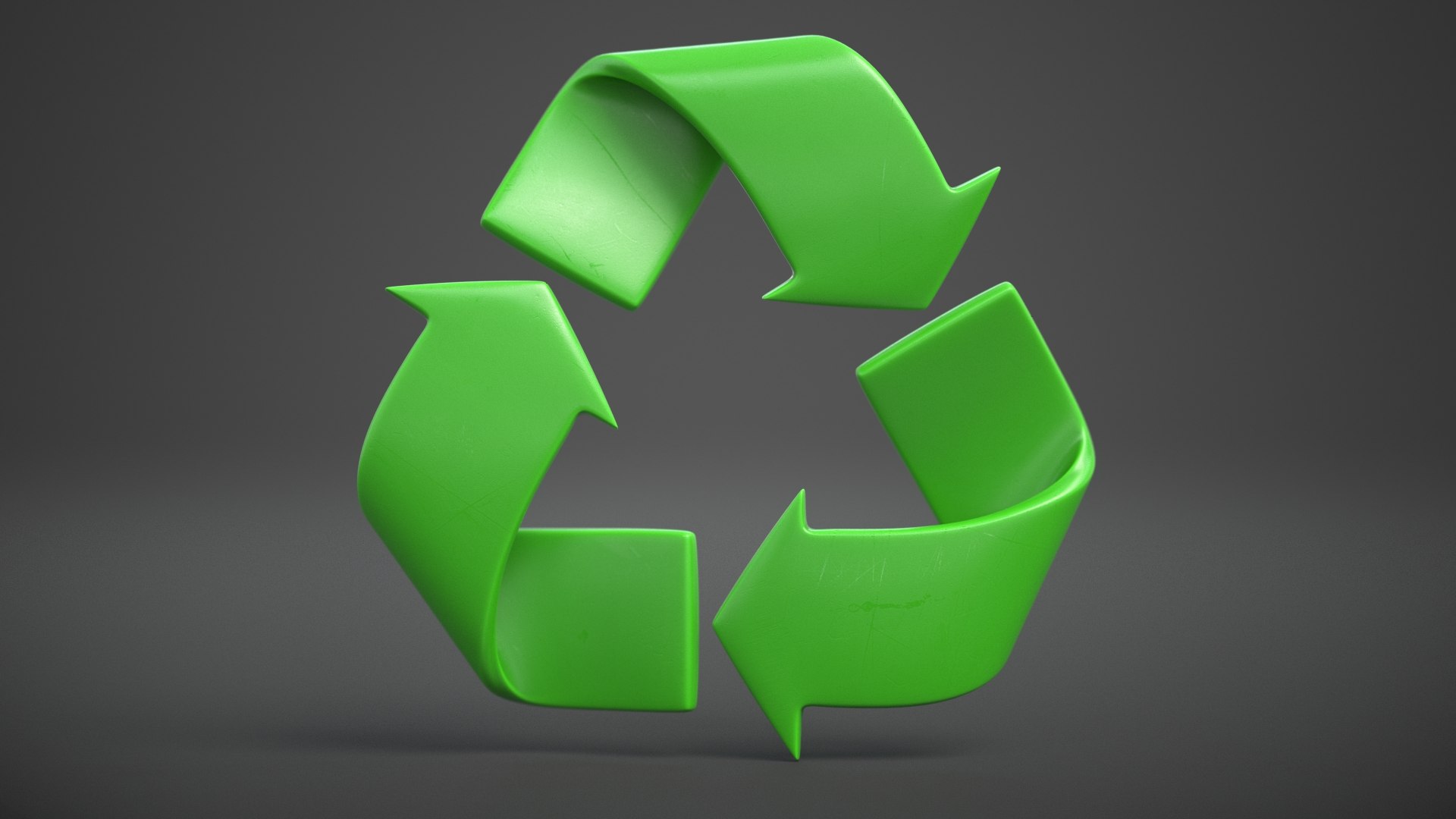 3D recycle logo model - TurboSquid 1271351