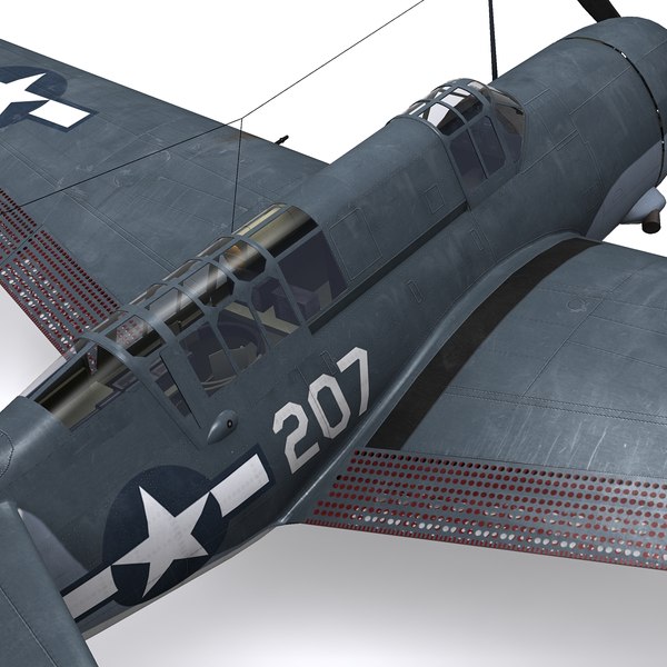 3d helldiver bomber model