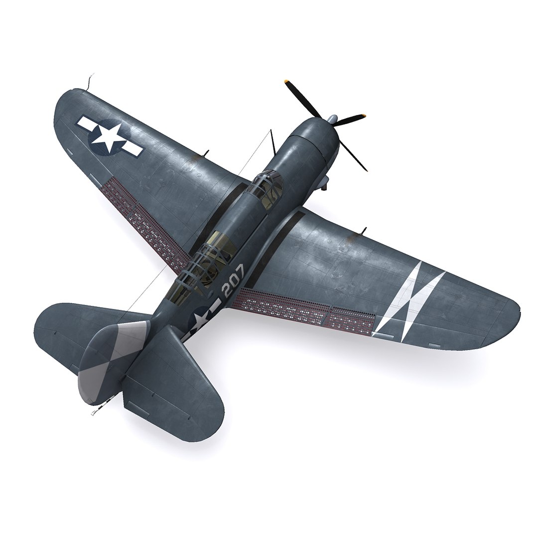 3d helldiver bomber model