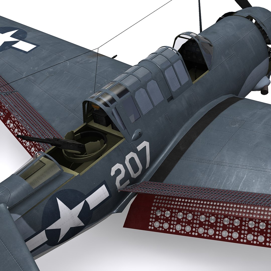3d helldiver bomber model