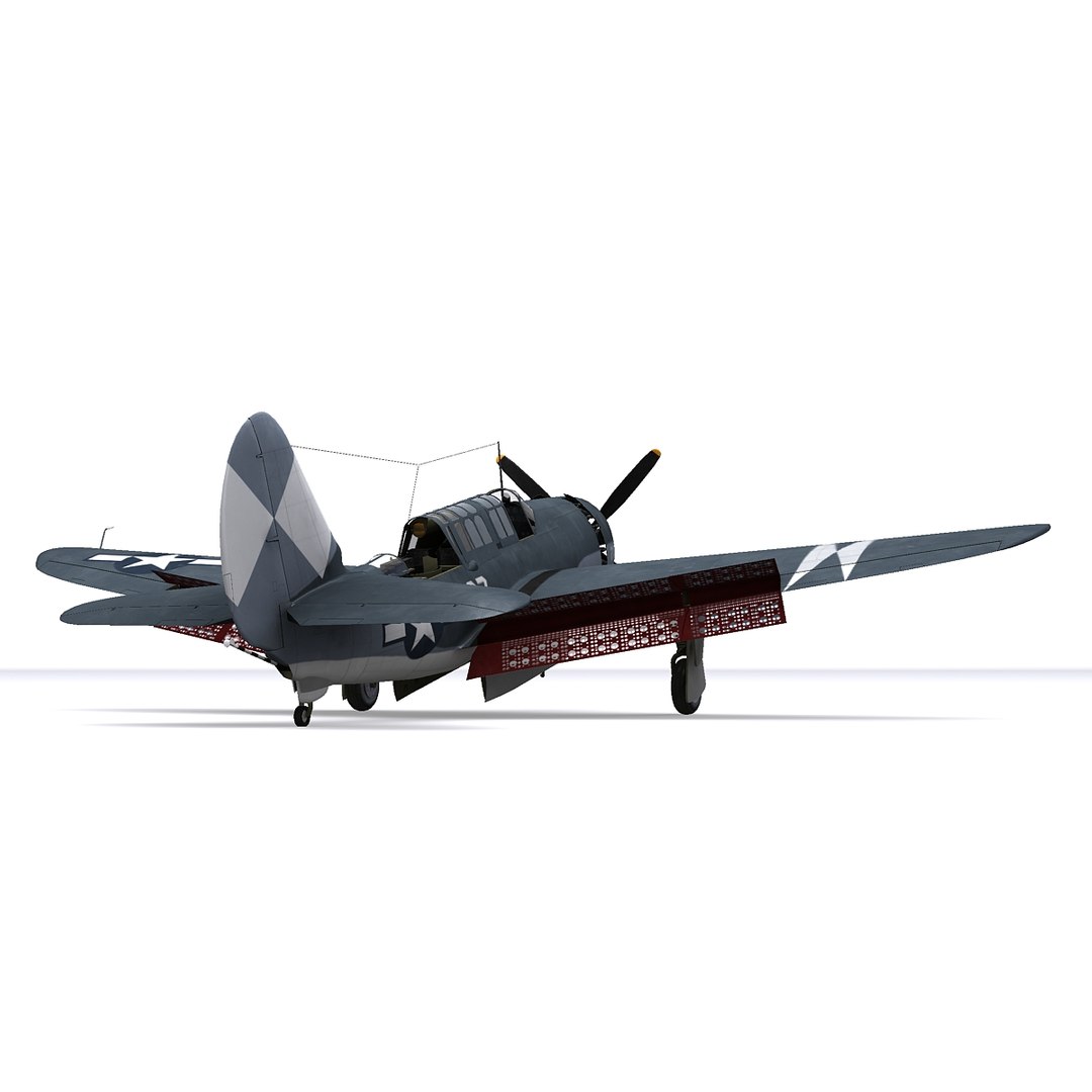 3d helldiver bomber model