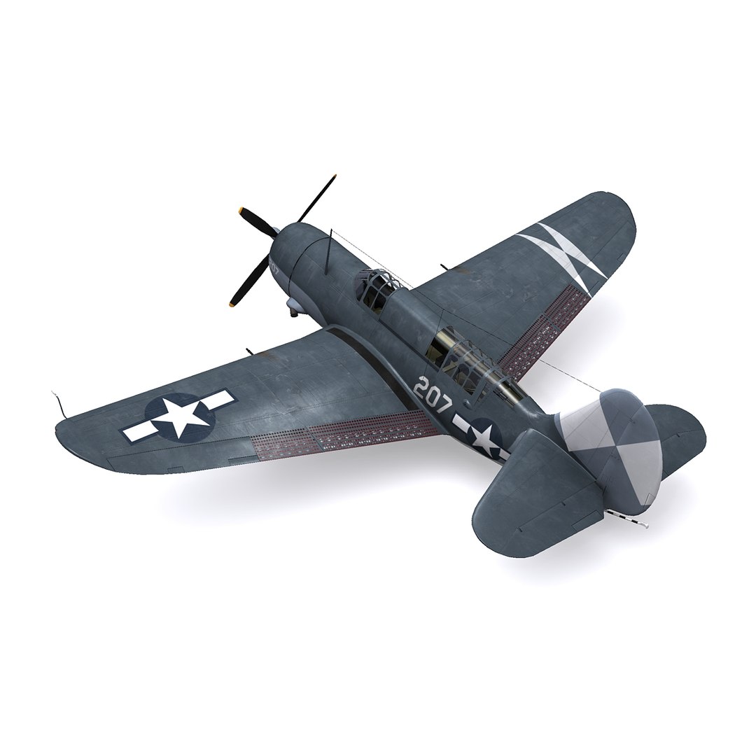 3d helldiver bomber model